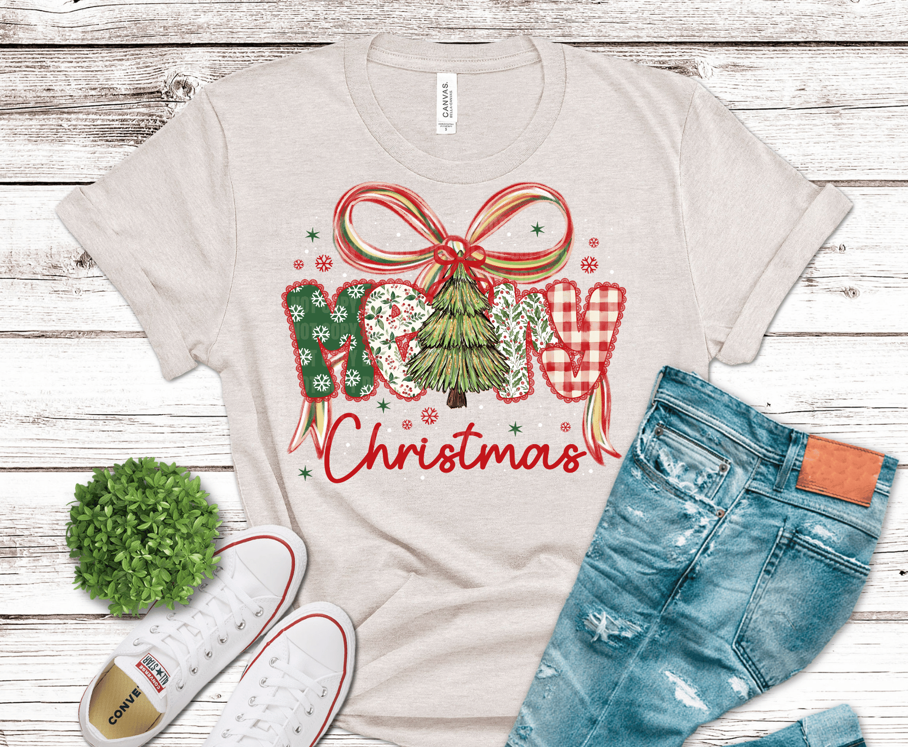 Merry Christmas Coquette | DTF Heat Transfer – Griffin Expressions