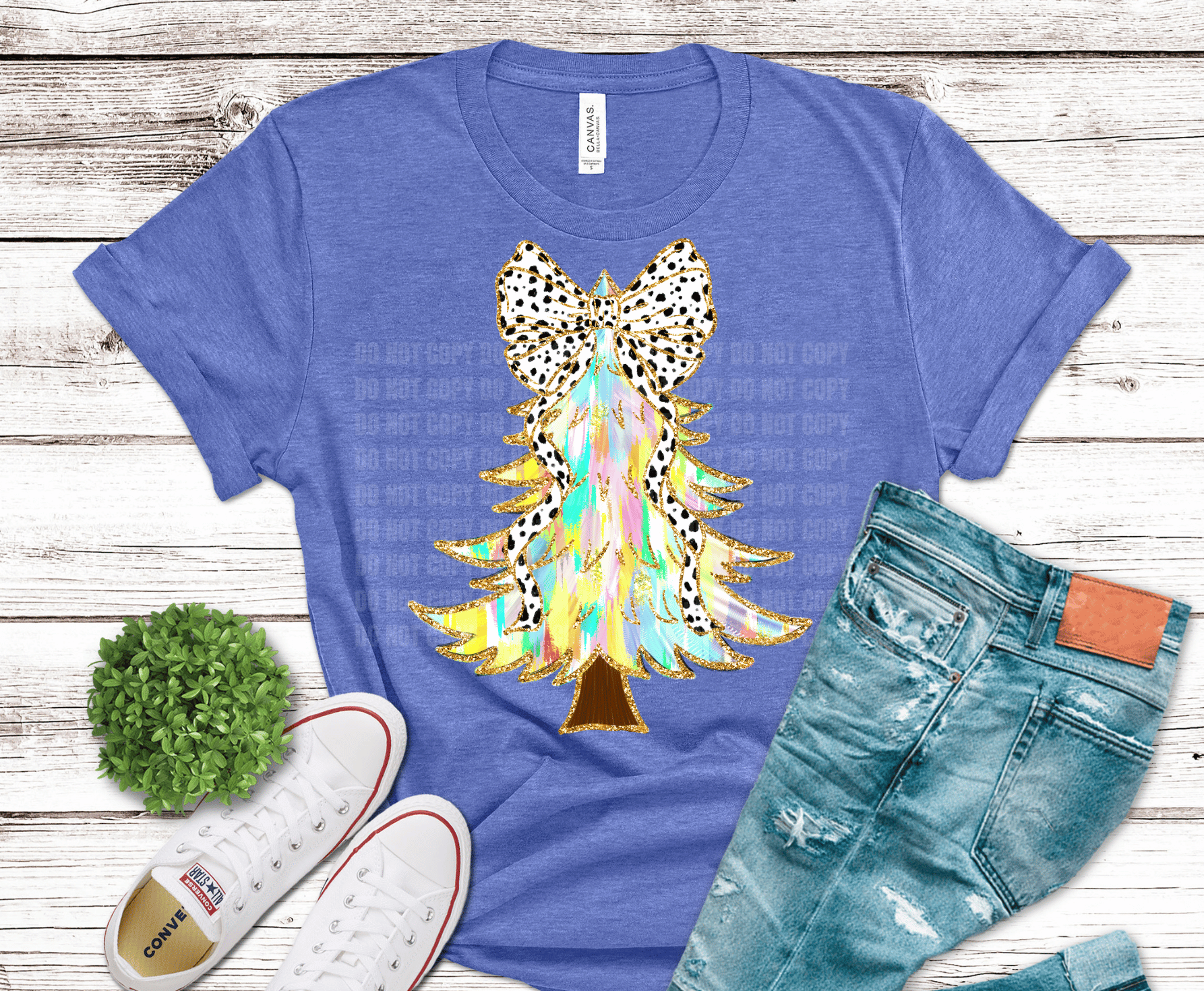 Girly Colored Tree | DTF Heat Transfer – Griffin Expressions