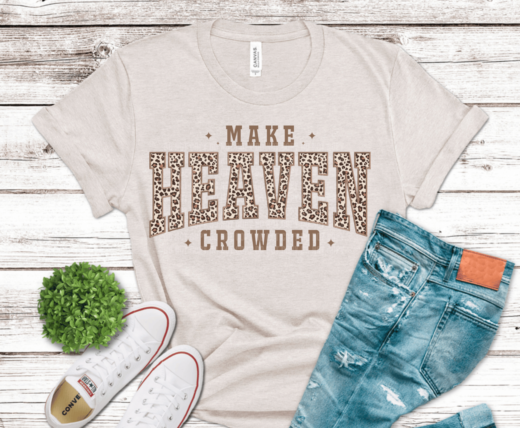 Heaven Crowded | DTF Heat Transfer – Griffin Expressions