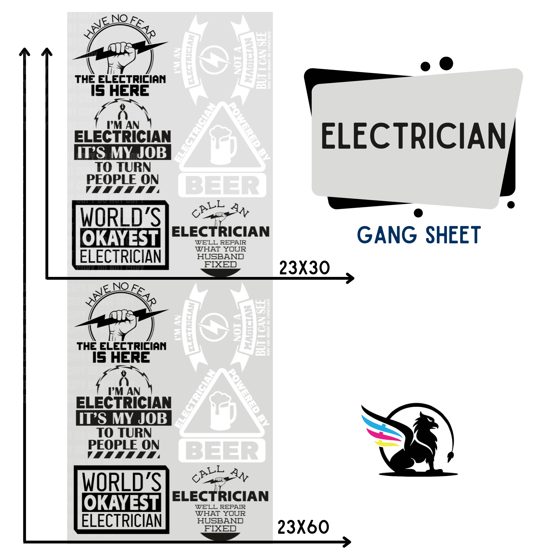 Custom Gang Sheets – Griffin Expressions