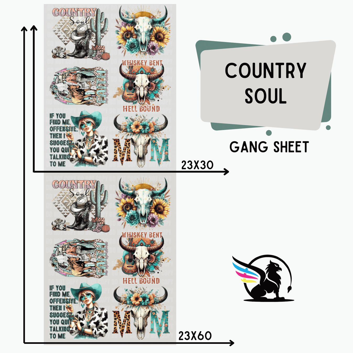Premade DTF Transfer Gang Sheet For Graphic Tees to show your country ...